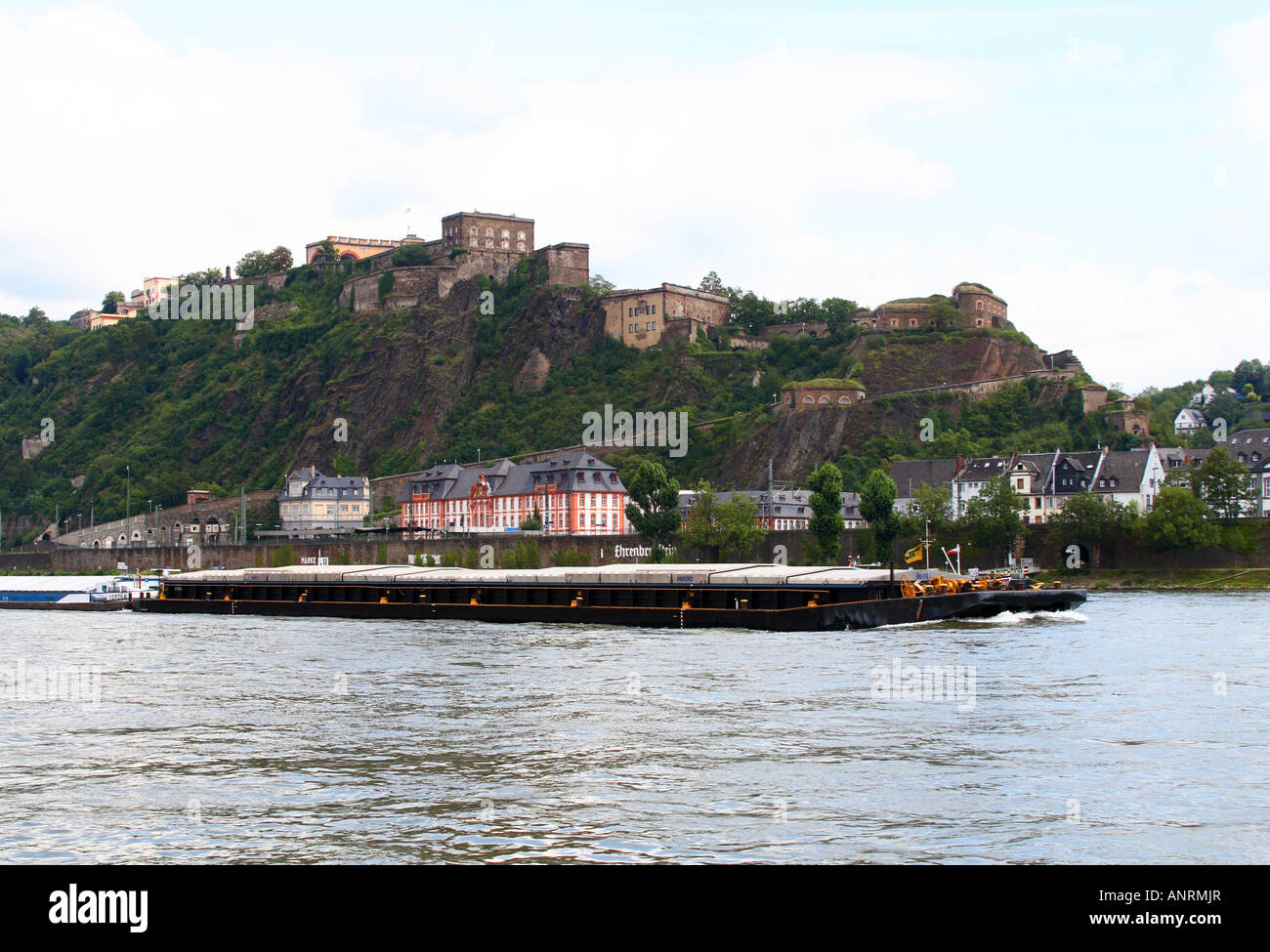 Fortress and ship Stock Photo - Alamy
