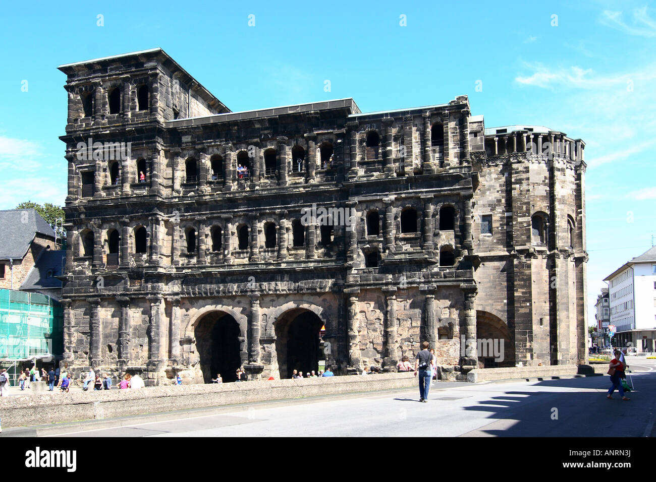 Porta Nigra total view Stock Photo - Alamy