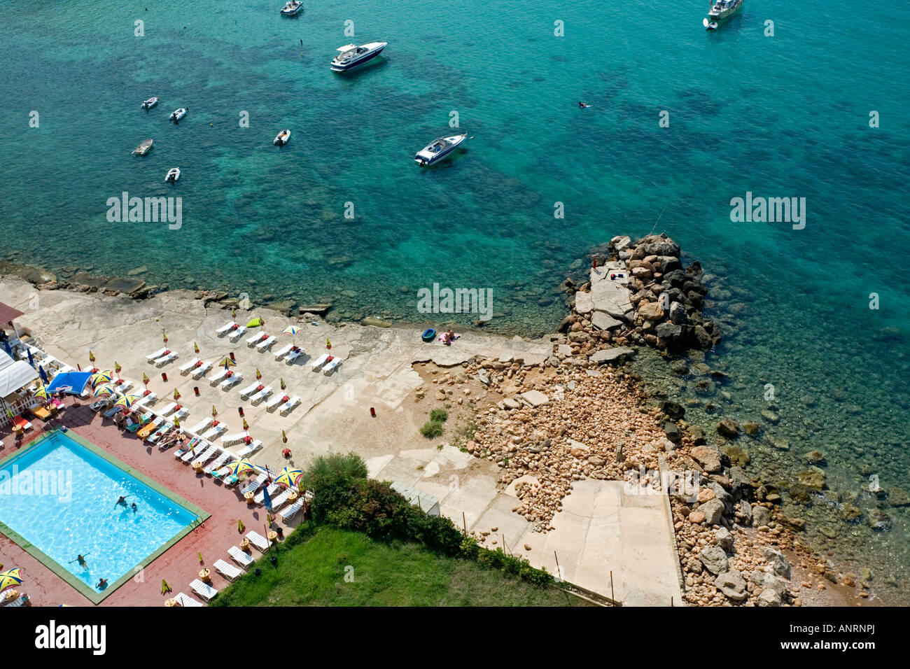 Apartment view. El Toro. Mallorca Island. Spain Stock Photo - Alamy