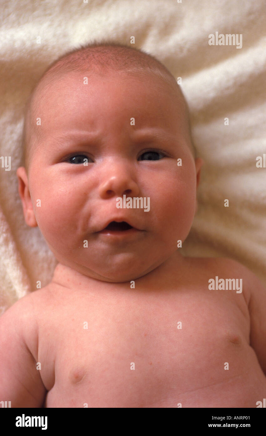 Portrait of a chubby baby boy Stock Photo - Alamy