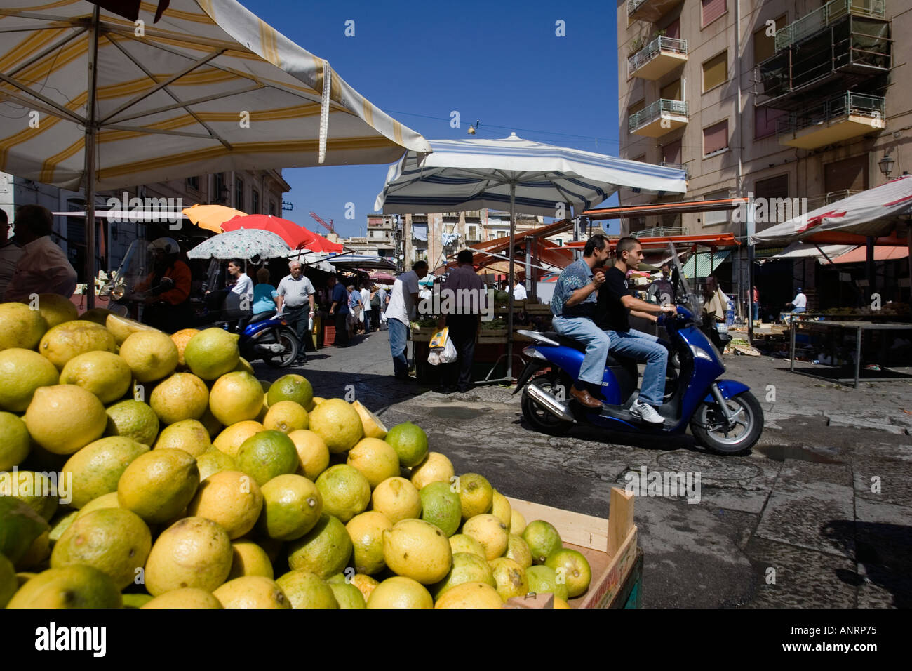 Ballaro market Palermo Sicily Italy Stock Photo - Alamy