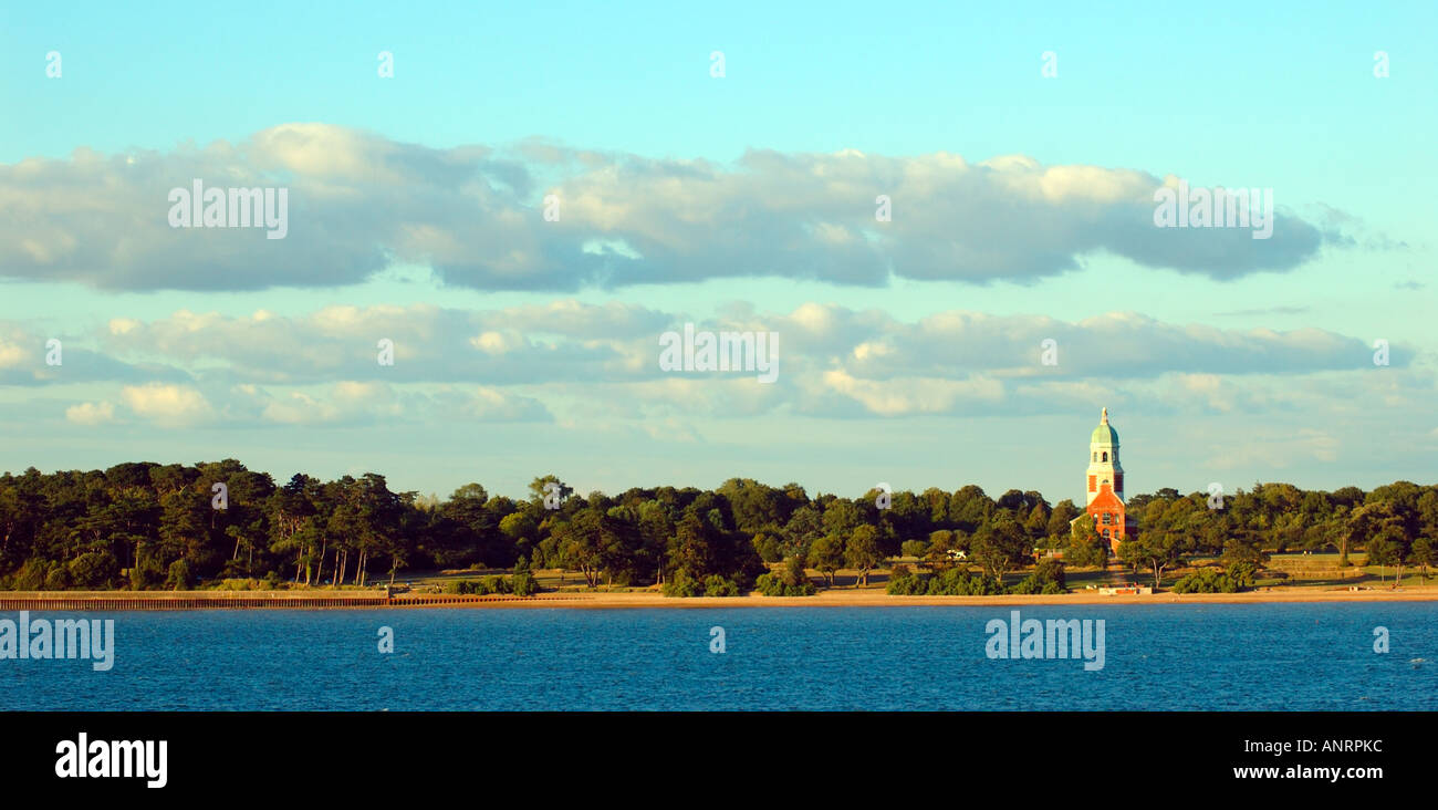 Netley Abbey, Royal Victoria Country Park, Southampton water Hampshire ...