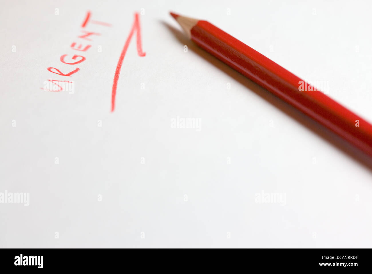 AN URGENT NOTE Stock Photo - Alamy