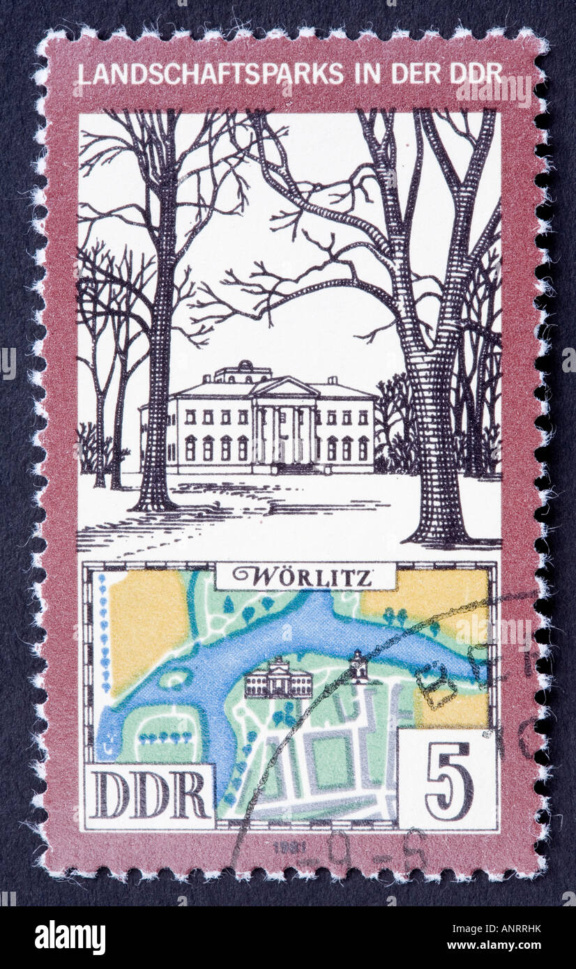 DDR postage stamp Stock Photo - Alamy