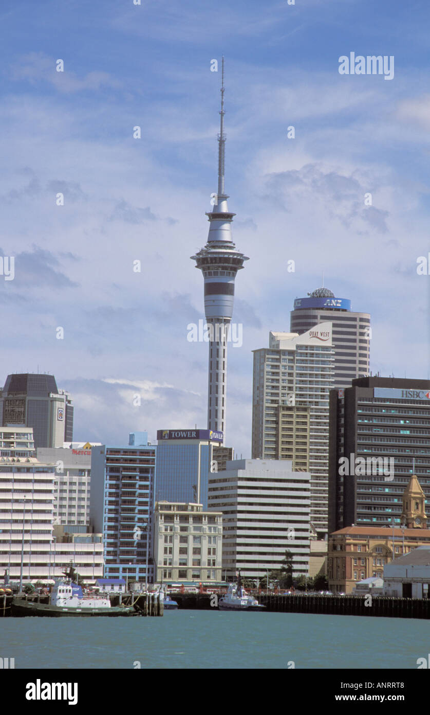 Auckland sky tower skyline hi-res stock photography and images - Alamy