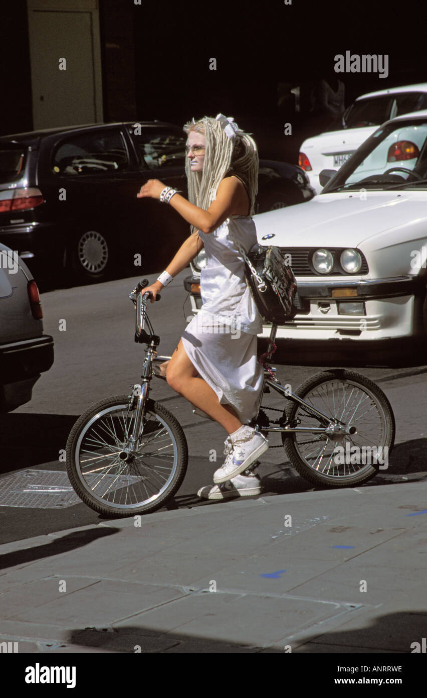 Female silver painted hi-res stock photography and images - Alamy