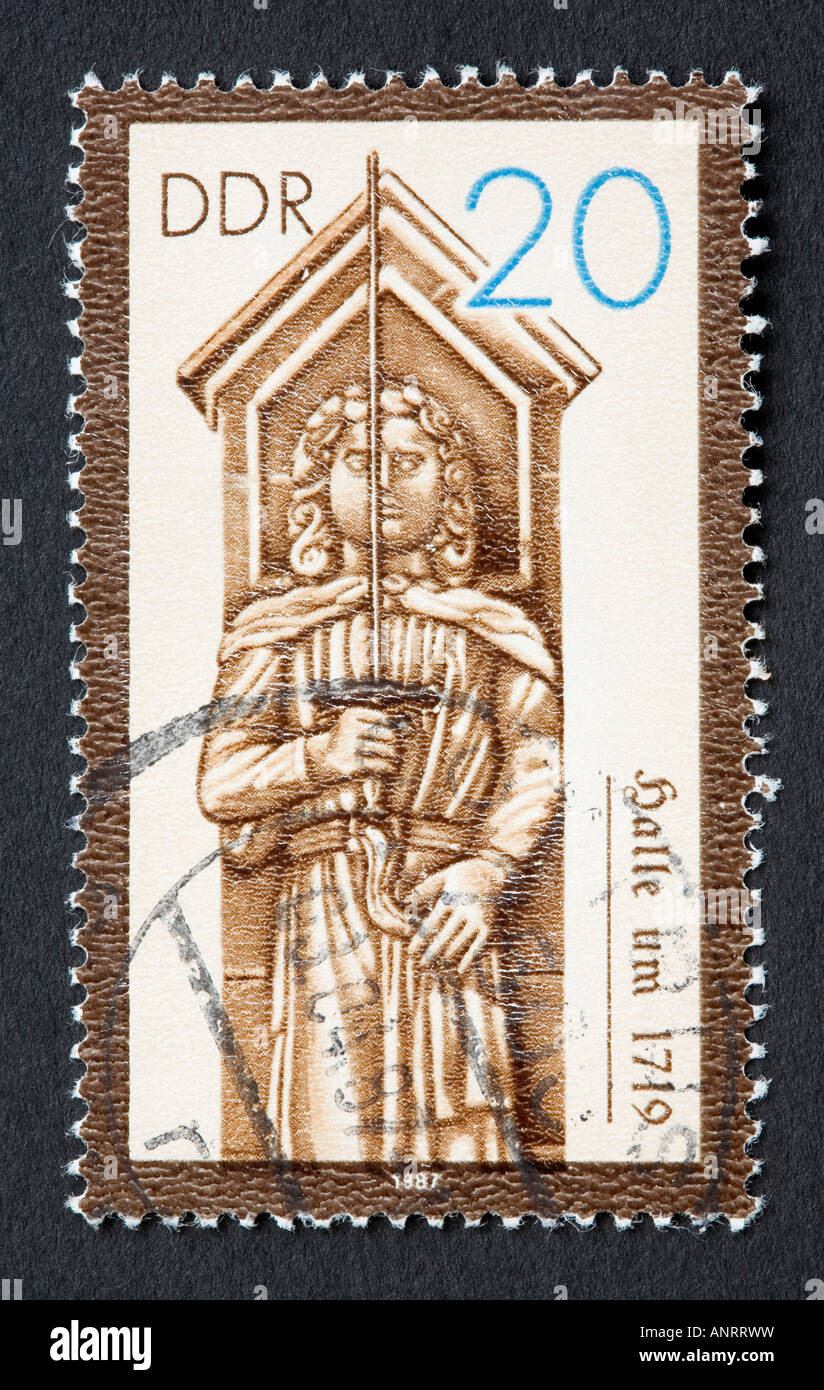 DDR postage stamp Stock Photo - Alamy