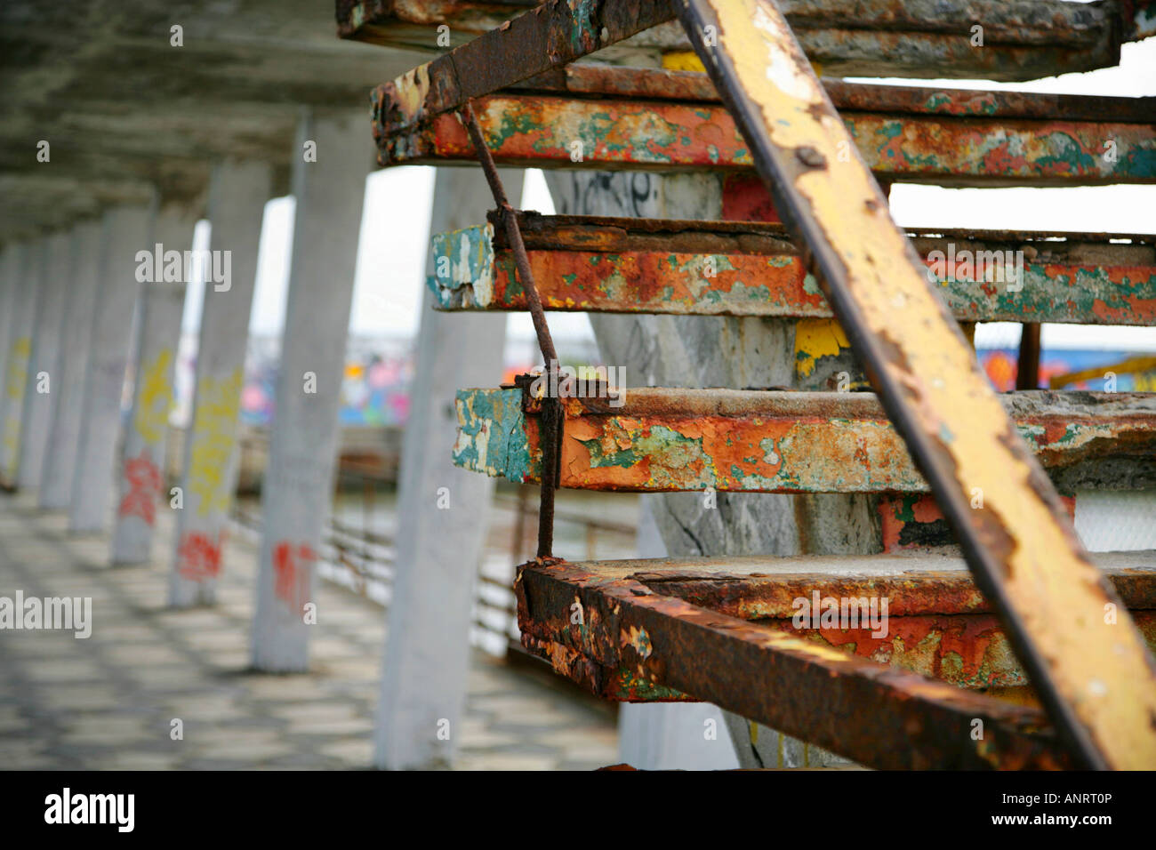 Fishing and diving platform, Odessa, Ukraine Stock Photo - Alamy