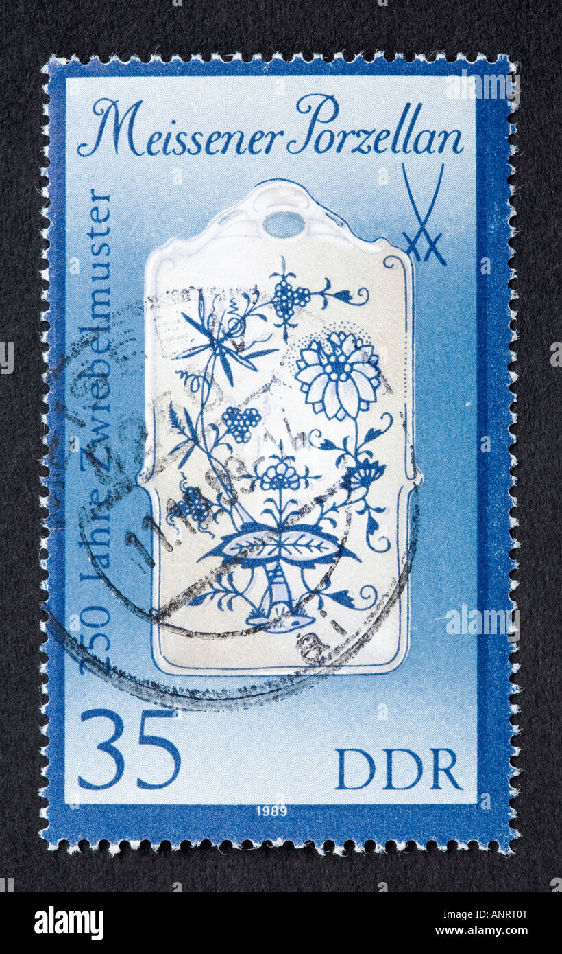 DDR postage stamp Stock Photo - Alamy