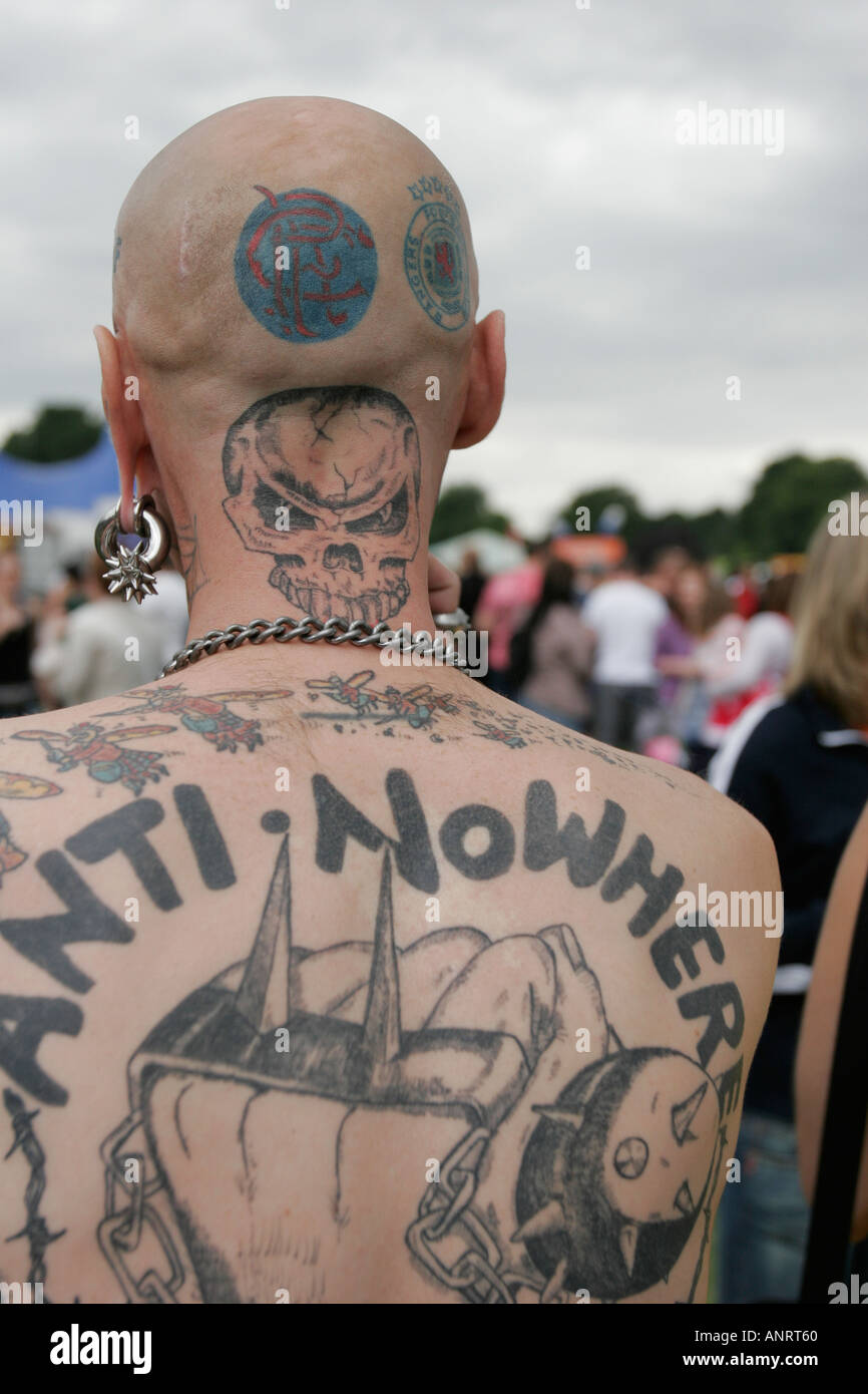 Skinhead Face Tattoos