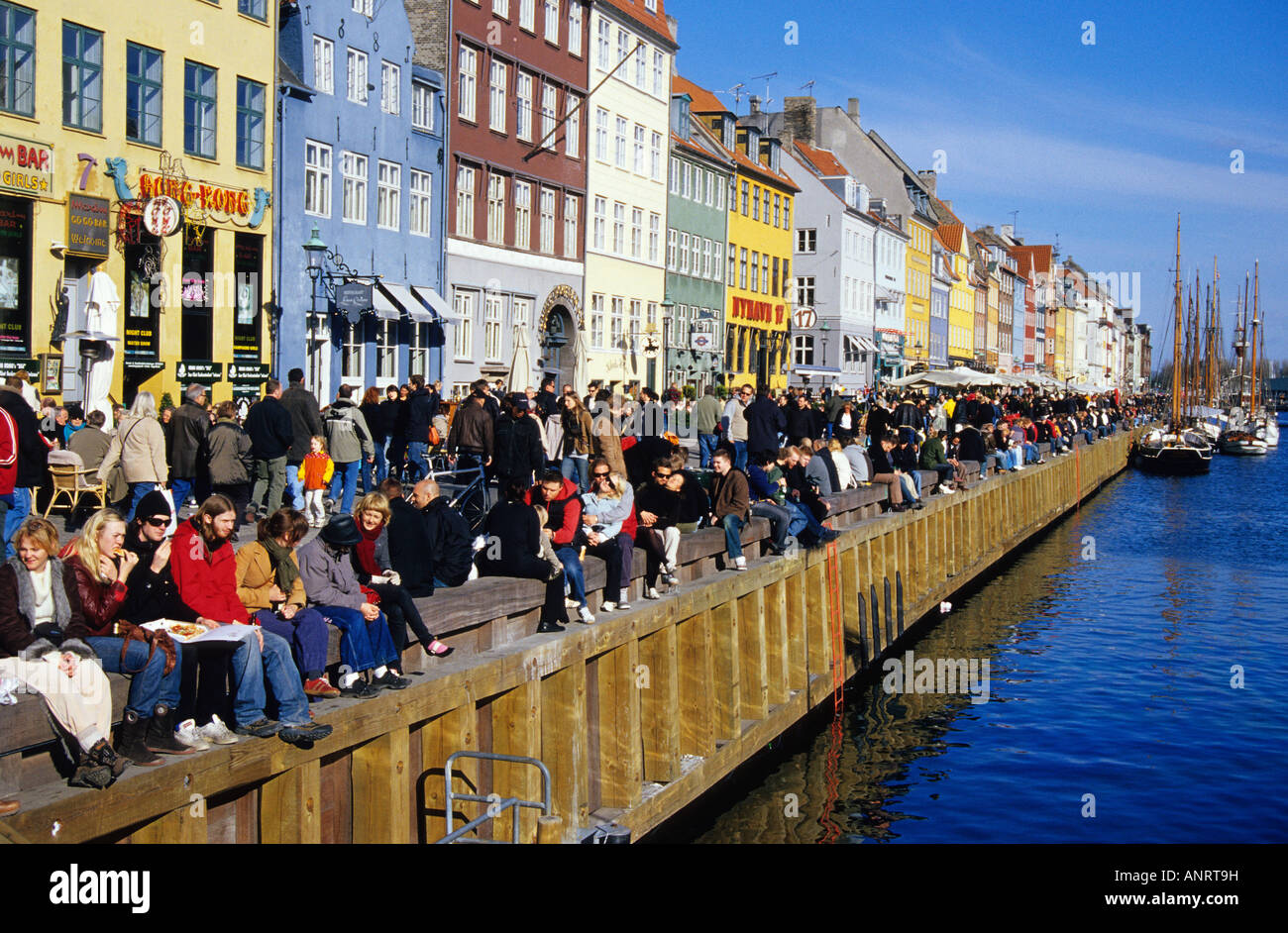 Nyhavn Canal COPENHAGEN Denmark Stock Photo - Alamy