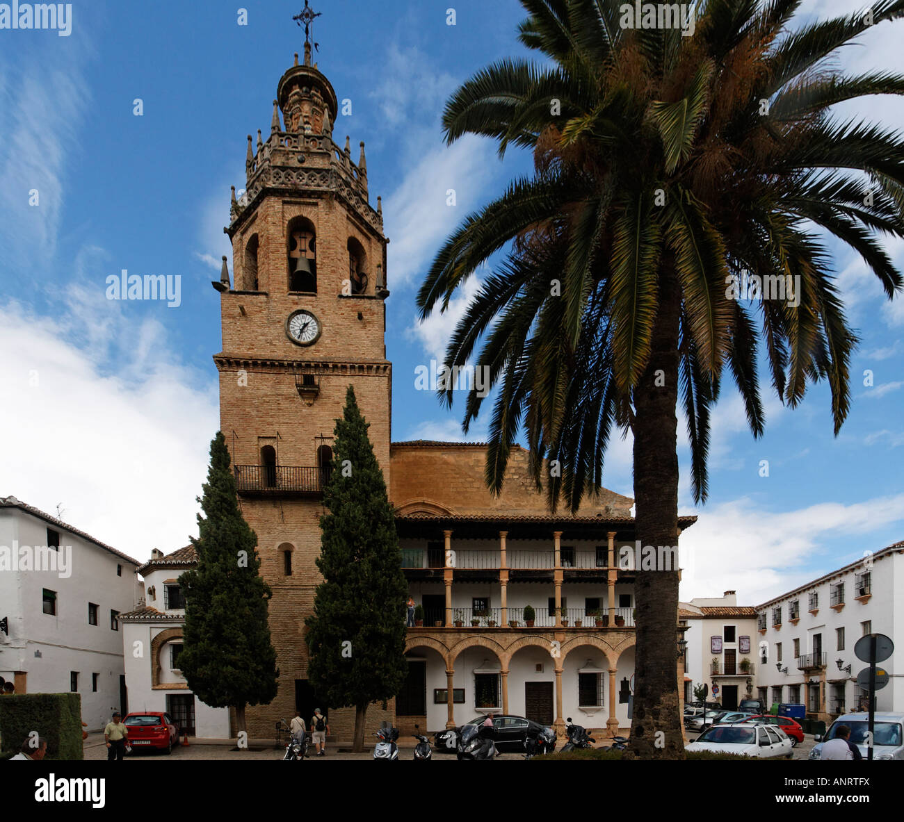 Church Sta. Maria in Ronda Andalusia, Spain Stock Photo - Alamy