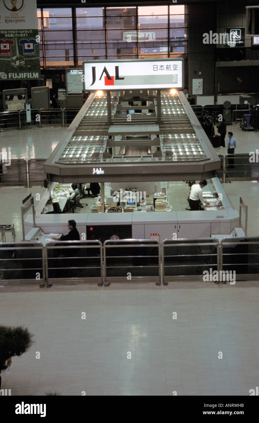 Narita Airport Japan Tokyo Check in desks Stock Photo - Alamy