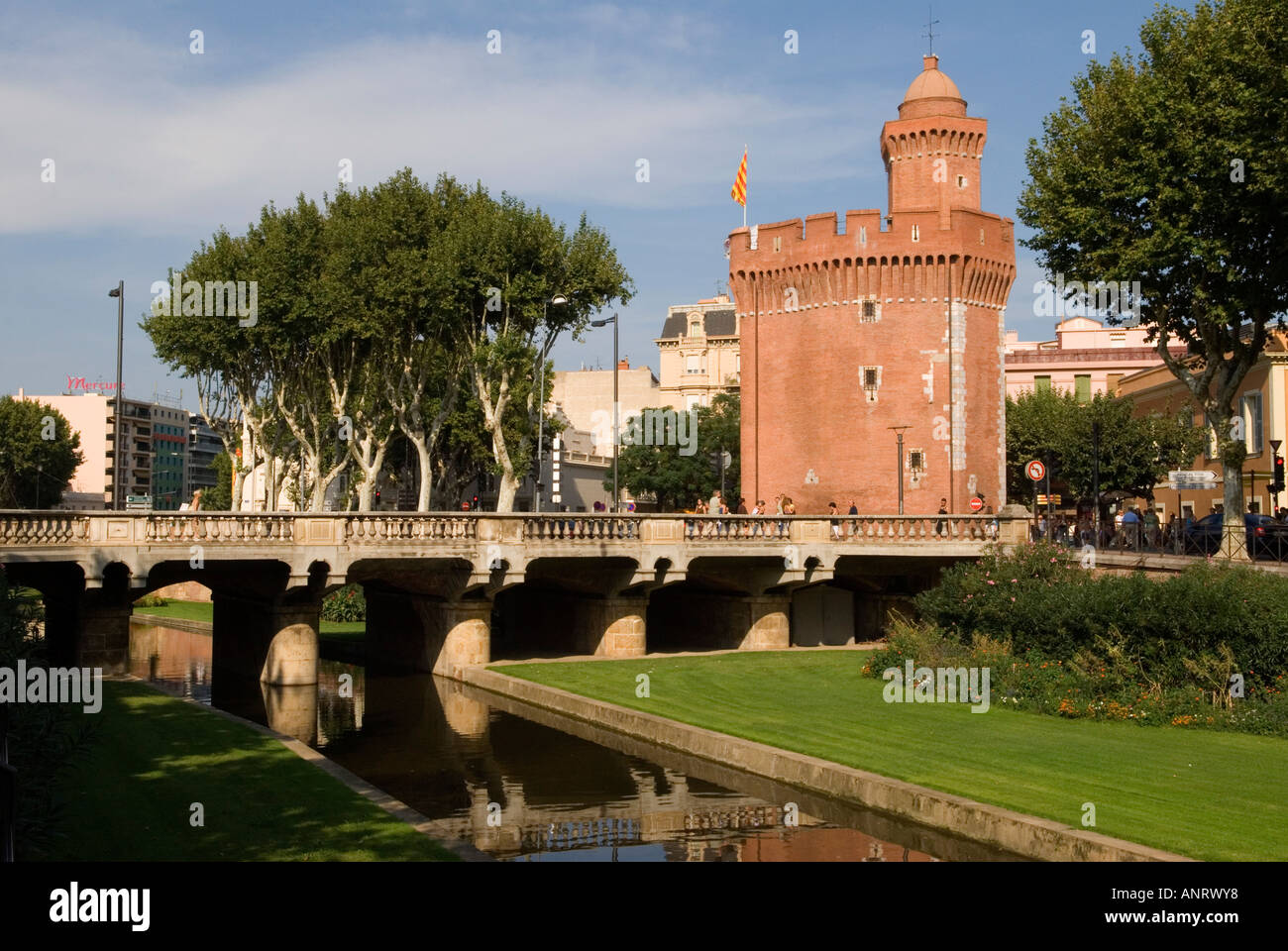 Perpignan france old ancient town hi-res stock photography and images ...