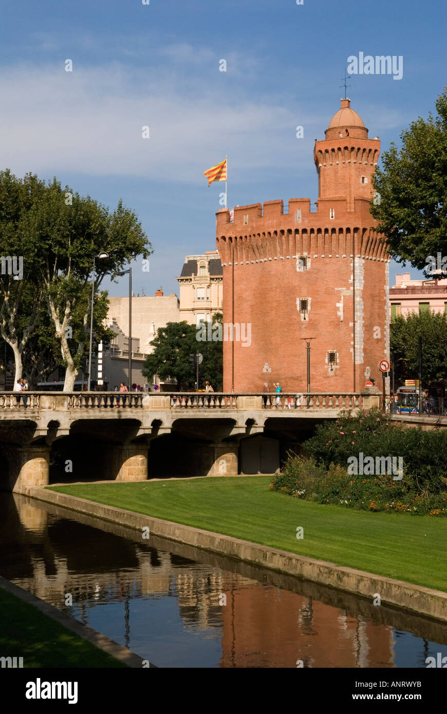 Perpignan france old ancient town hi-res stock photography and images ...
