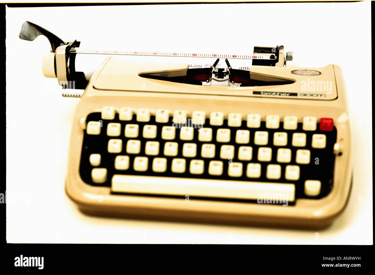 Portable typewriter, close-up Stock Photo - Alamy