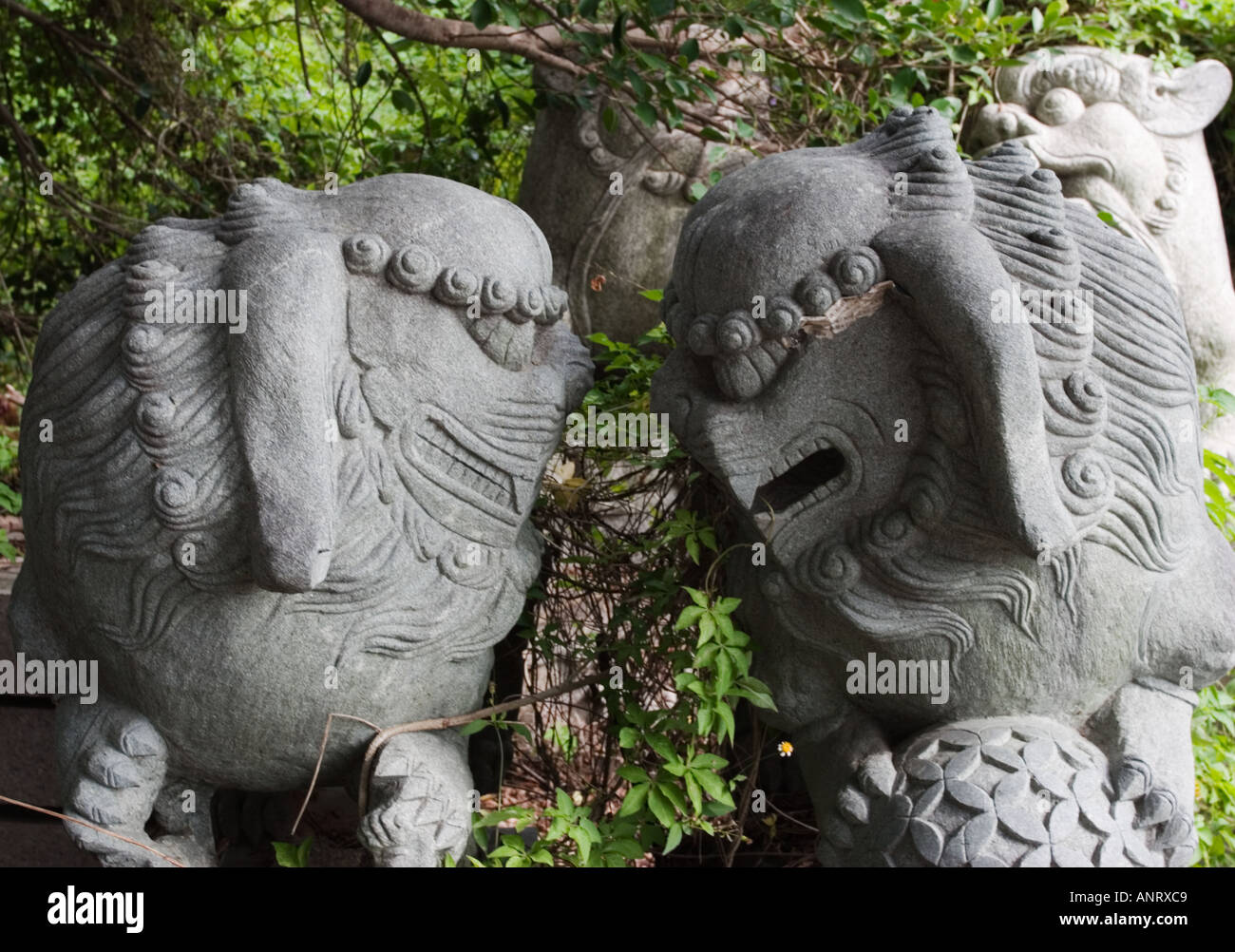 Gazing Statues Taiwan China Kinmen Kincheng Stock Photo - Alamy