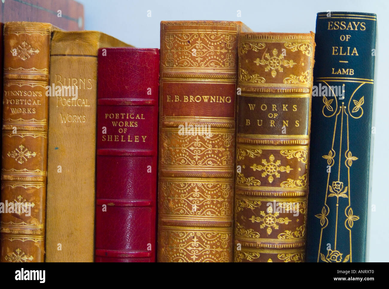 Old books of poetry Stock Photo - Alamy