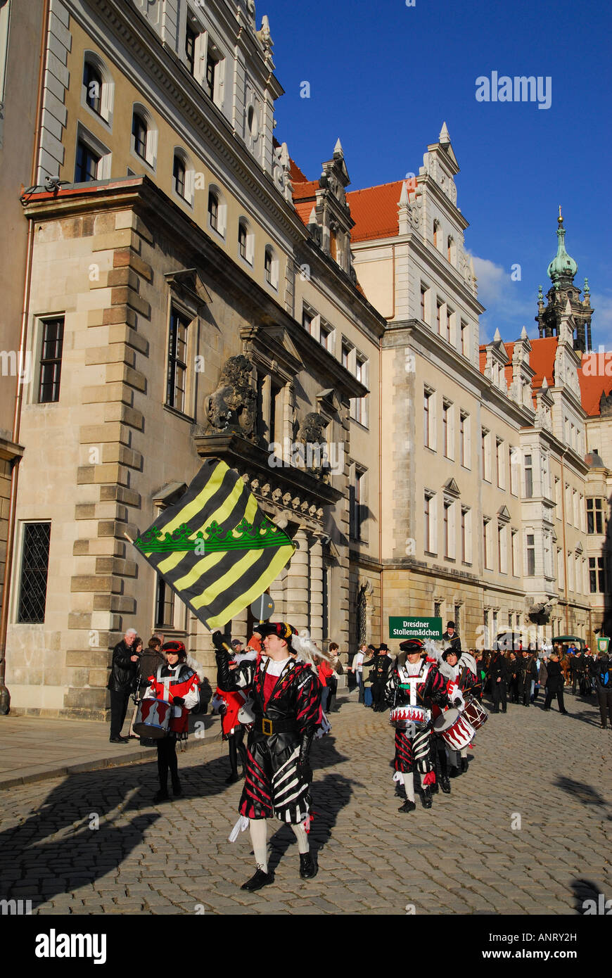Traditional marching band, parade, Dresden, Germany Stock Photo - Alamy