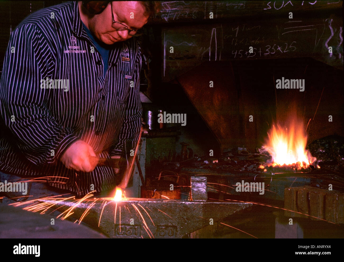Blacksmith training hi-res stock photography and images - Alamy