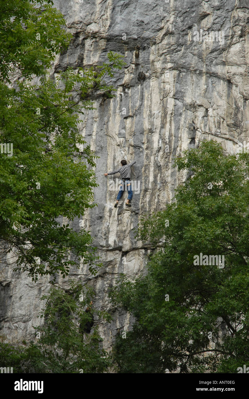 Malham cove climber hi-res stock photography and images - Alamy