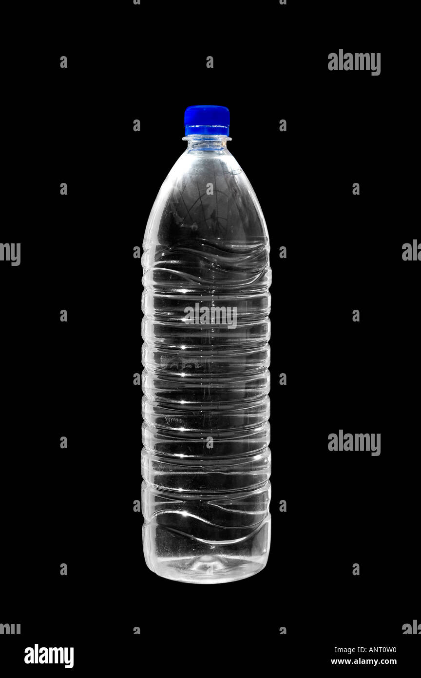 Stock photo of a plastic transparent water bottle Stock Photo - Alamy