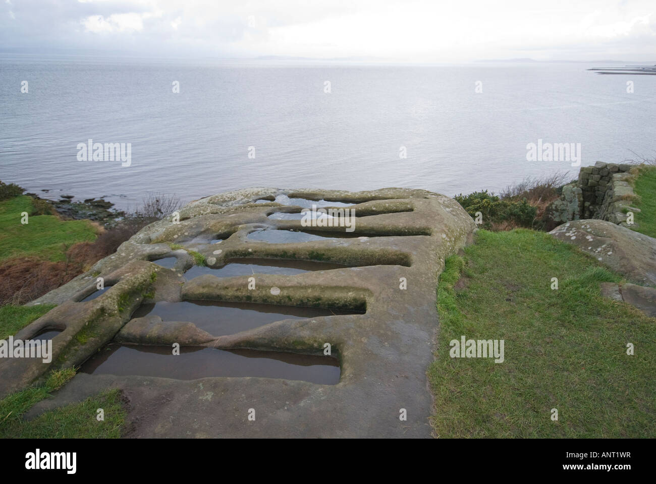 Stone Graves Heysham Stock Photo - Alamy