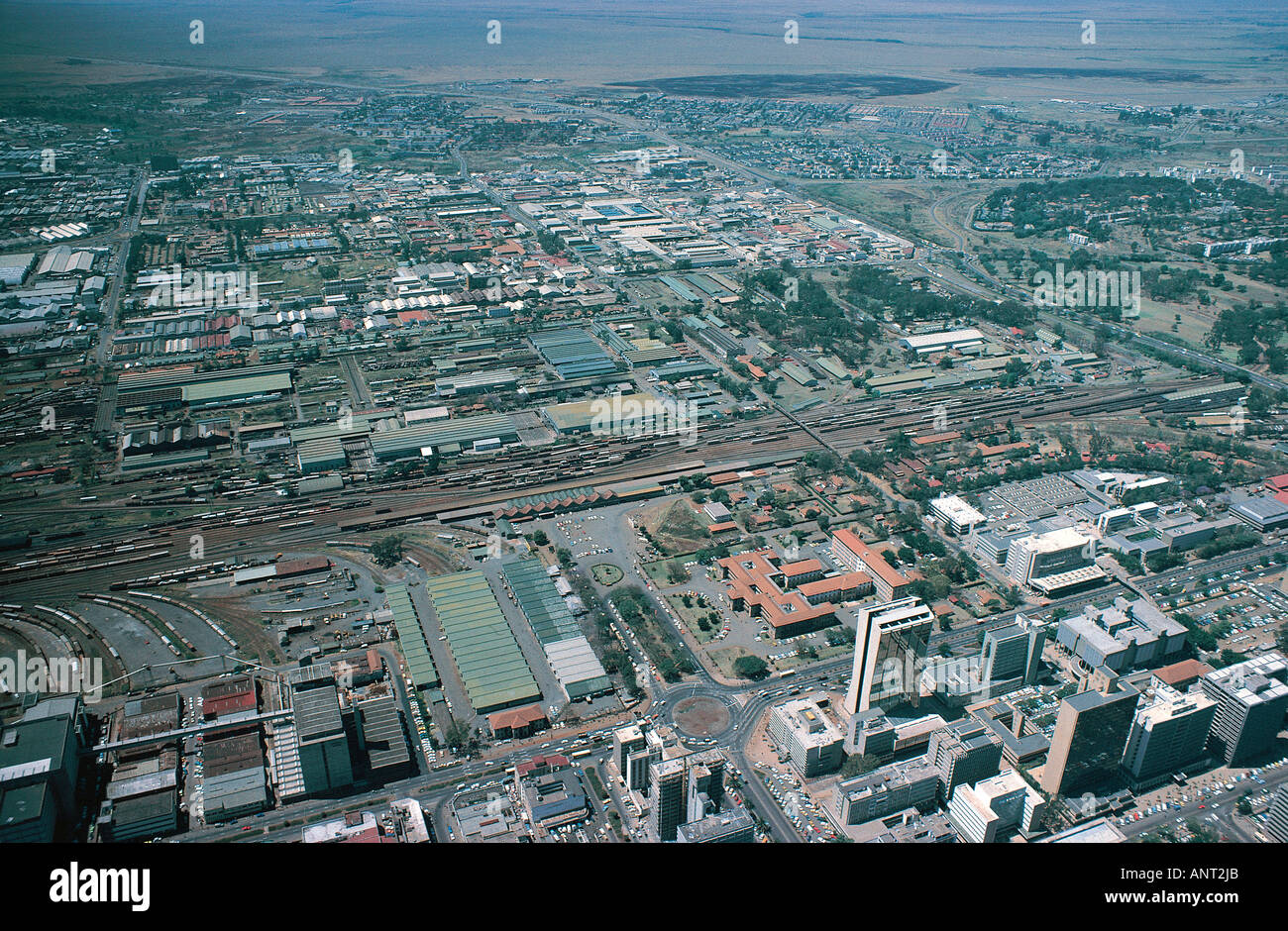 Aerial view of Nairobi city centre Kenya East Africa Stock Photo - Alamy