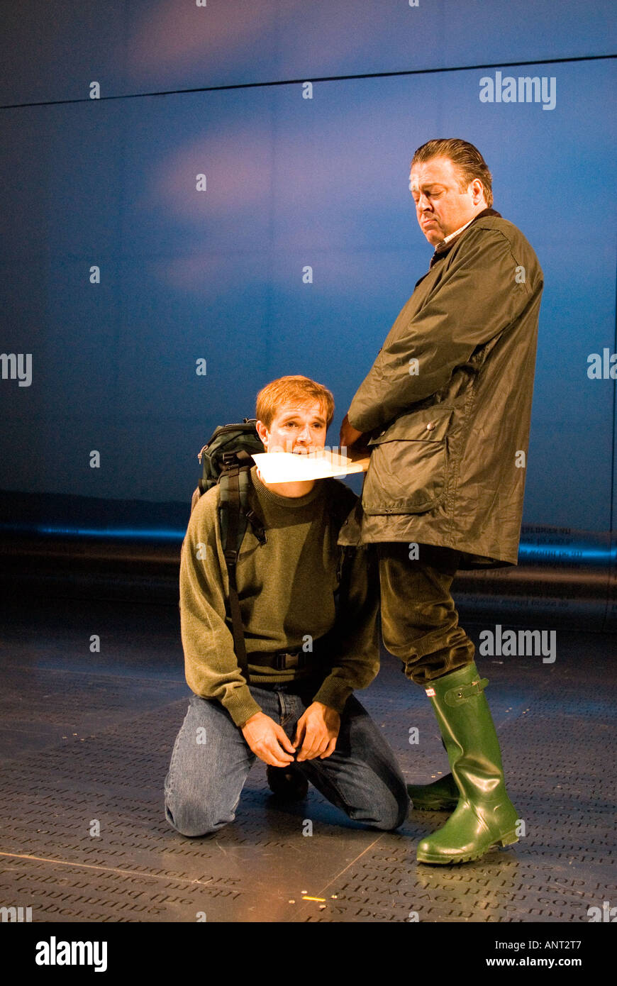 Oliver Dimsdale as Andrew May and Roger Allam as Lemabert le Roux in ...