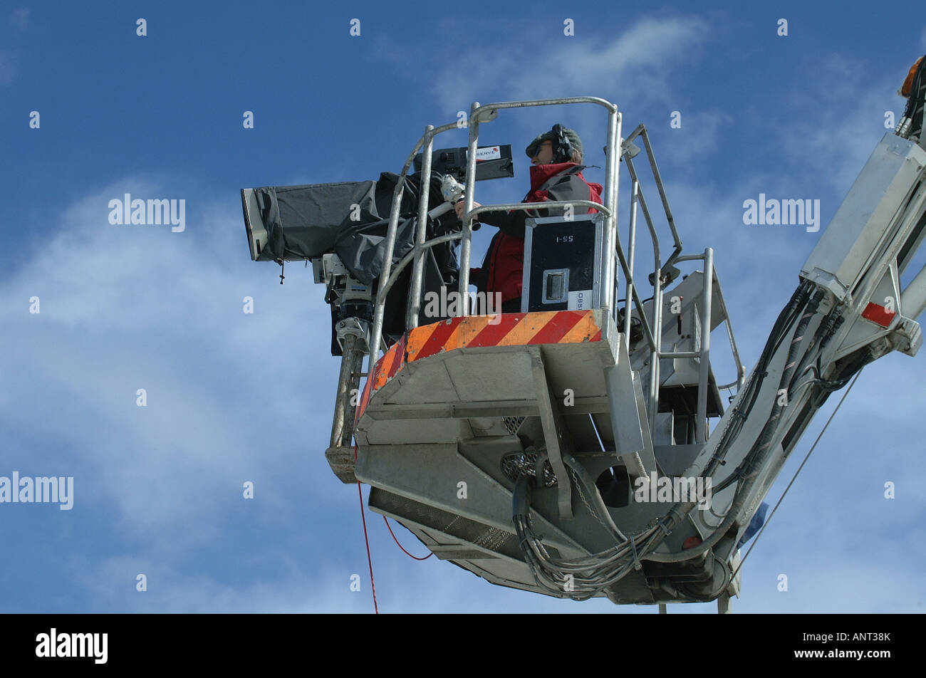 Cherry picker camera hi-res stock photography and images - Alamy