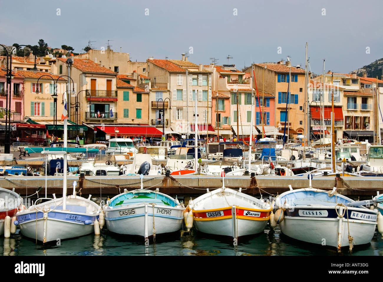 Harbour at Cassis South of France Stock Photo - Alamy