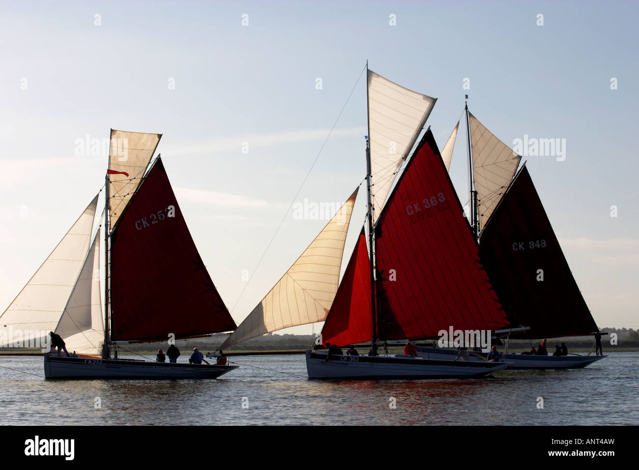 Traditional gaff rigged sailing boats hi-res stock photography and ...