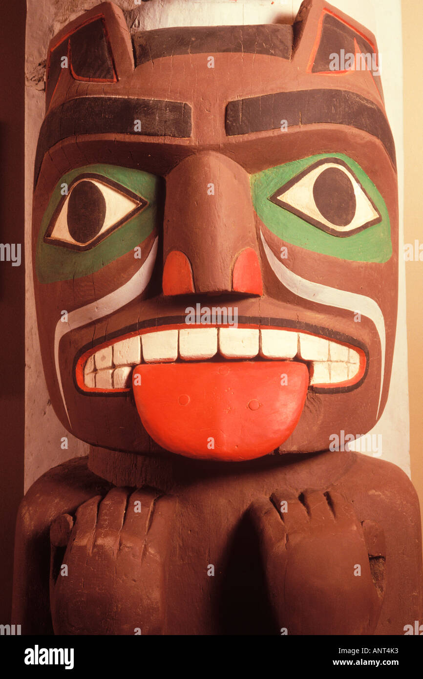 Chinook Indian Totem Poles