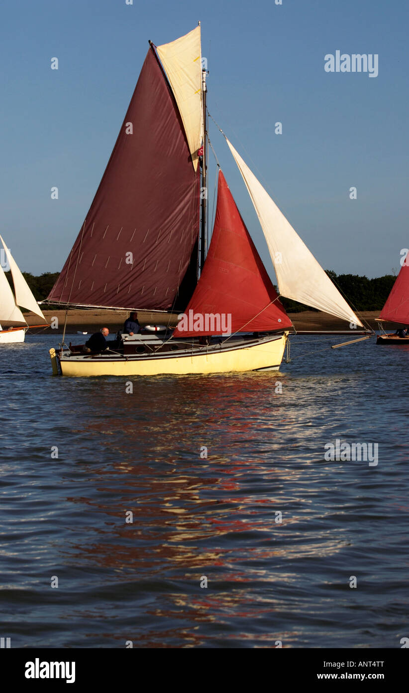 Traditional Gaff Rigged Sailing Boats Stock Photo - Alamy