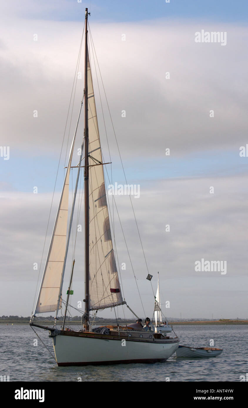Traditional Gaff Rigged Sailing Boats Stock Photo - Alamy