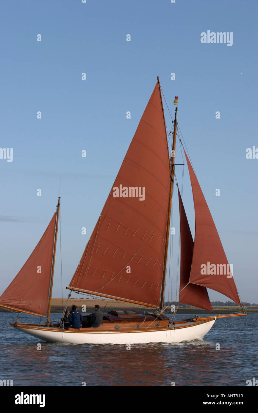 Traditional Gaff Rigged Sailing Boats Stock Photo - Alamy