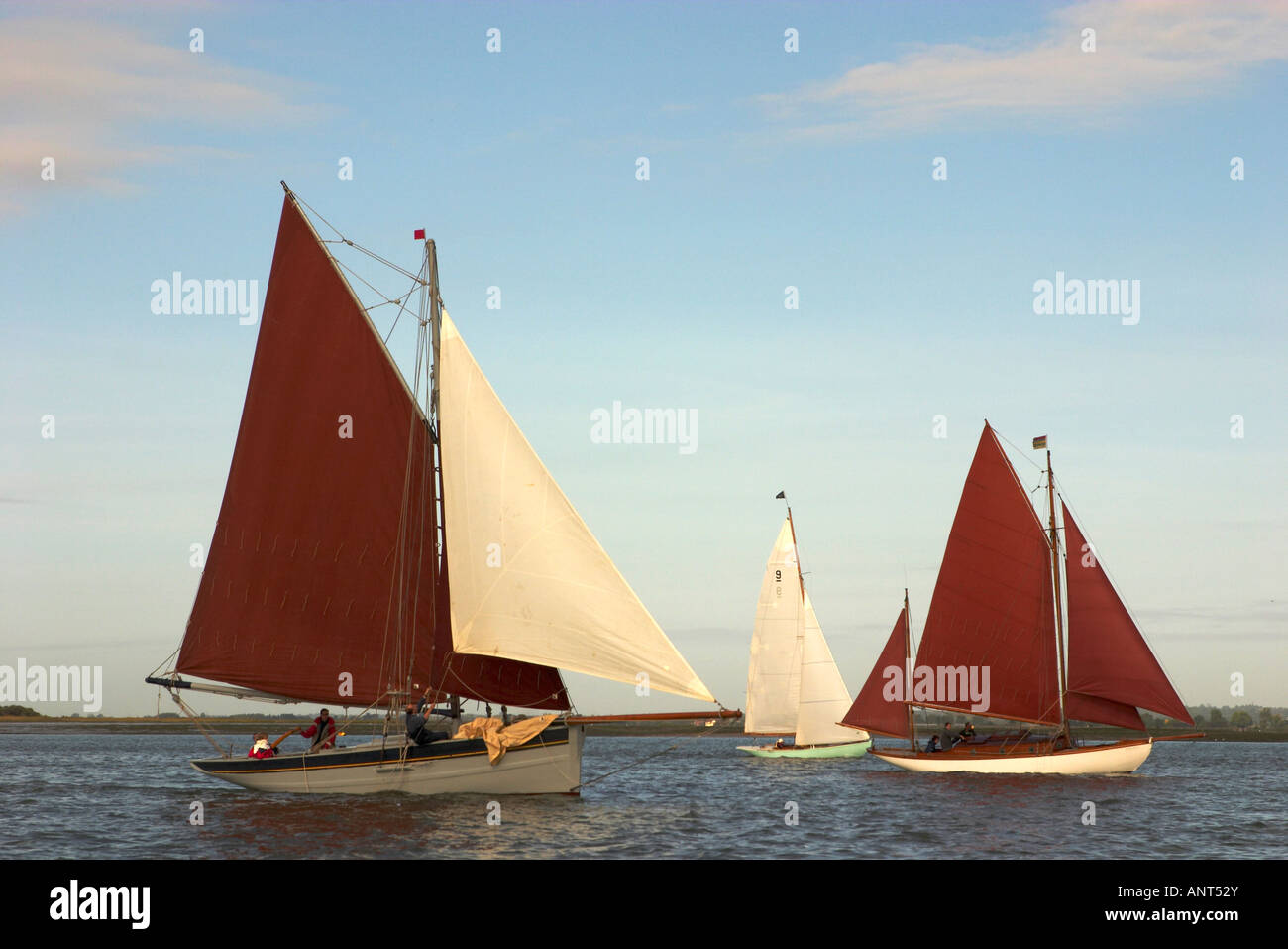 Traditional Gaff Rigged Sailing Boats Stock Photo - Alamy