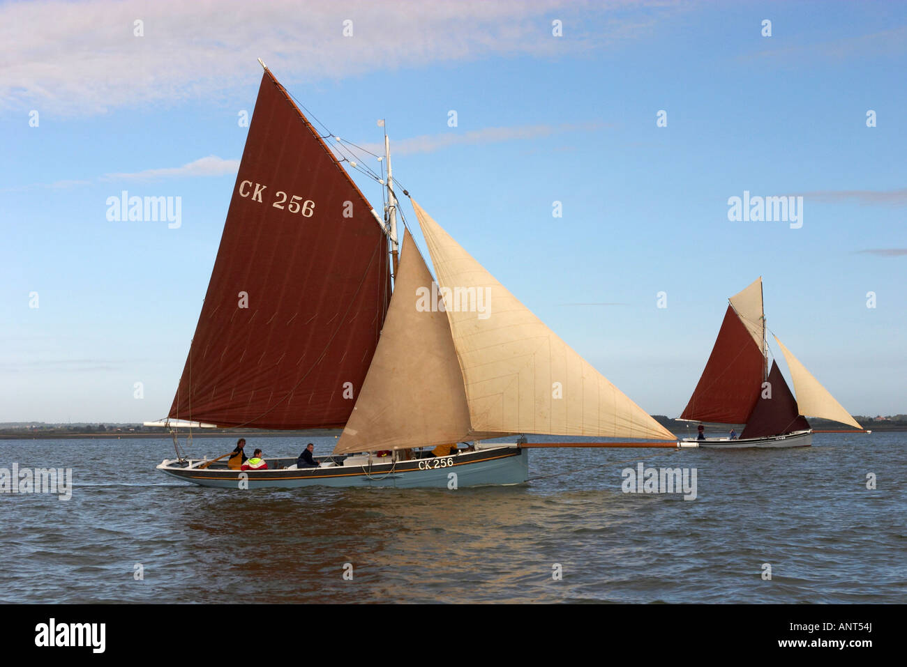 Traditional Gaff Rigged Sailing Boats Stock Photo - Alamy
