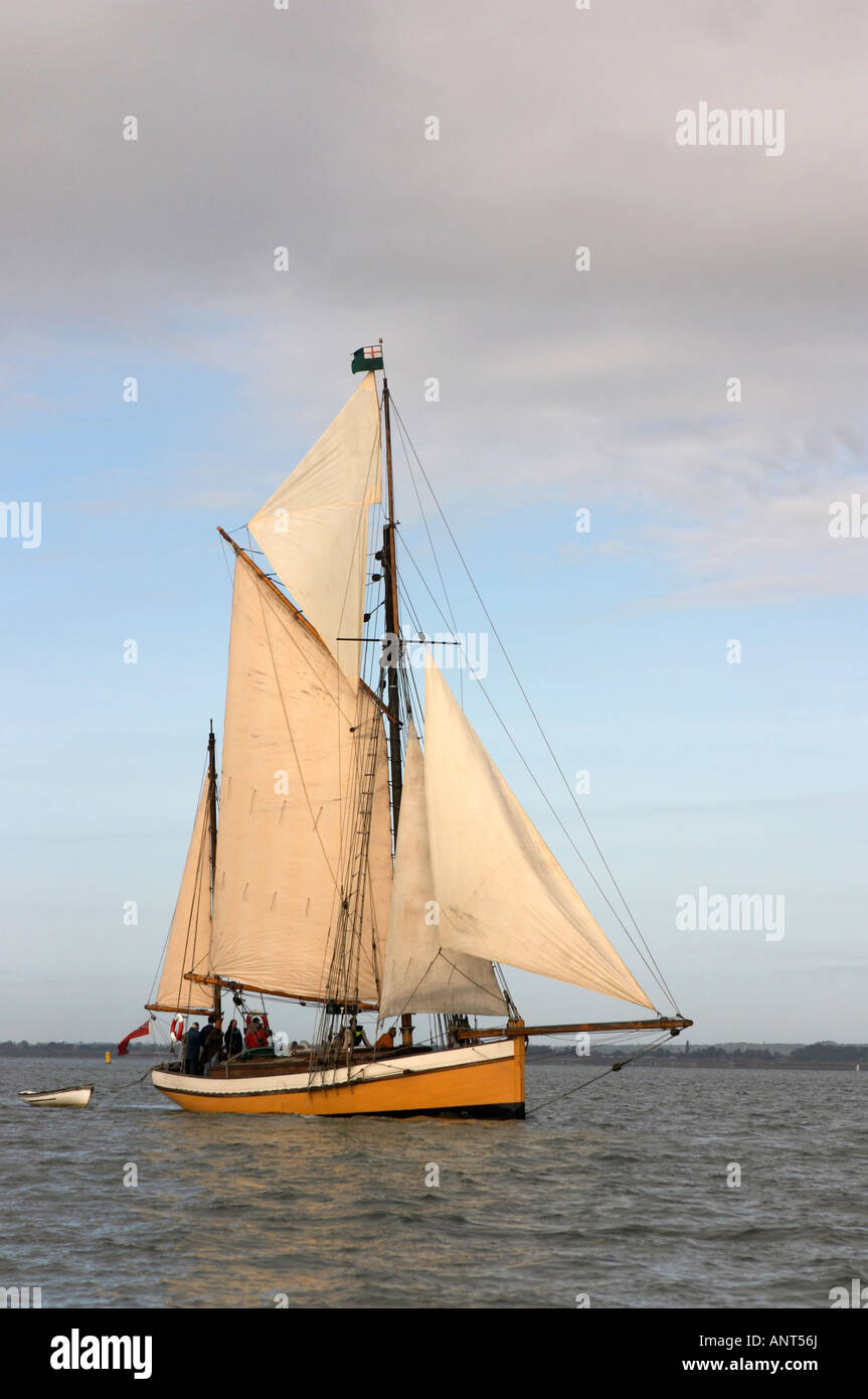 Traditional Gaff Rigged Sailing Boats Stock Photo - Alamy