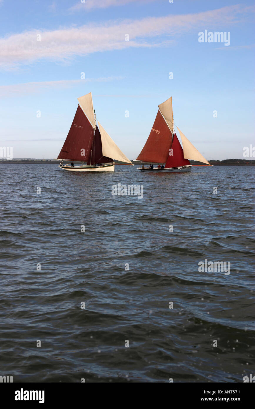 Traditional Gaff Rigged Sailing Boats Stock Photo - Alamy