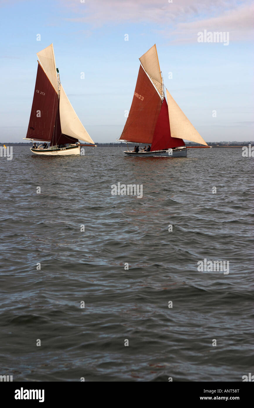 Traditional Gaff Rigged Sailing Boats Stock Photo - Alamy