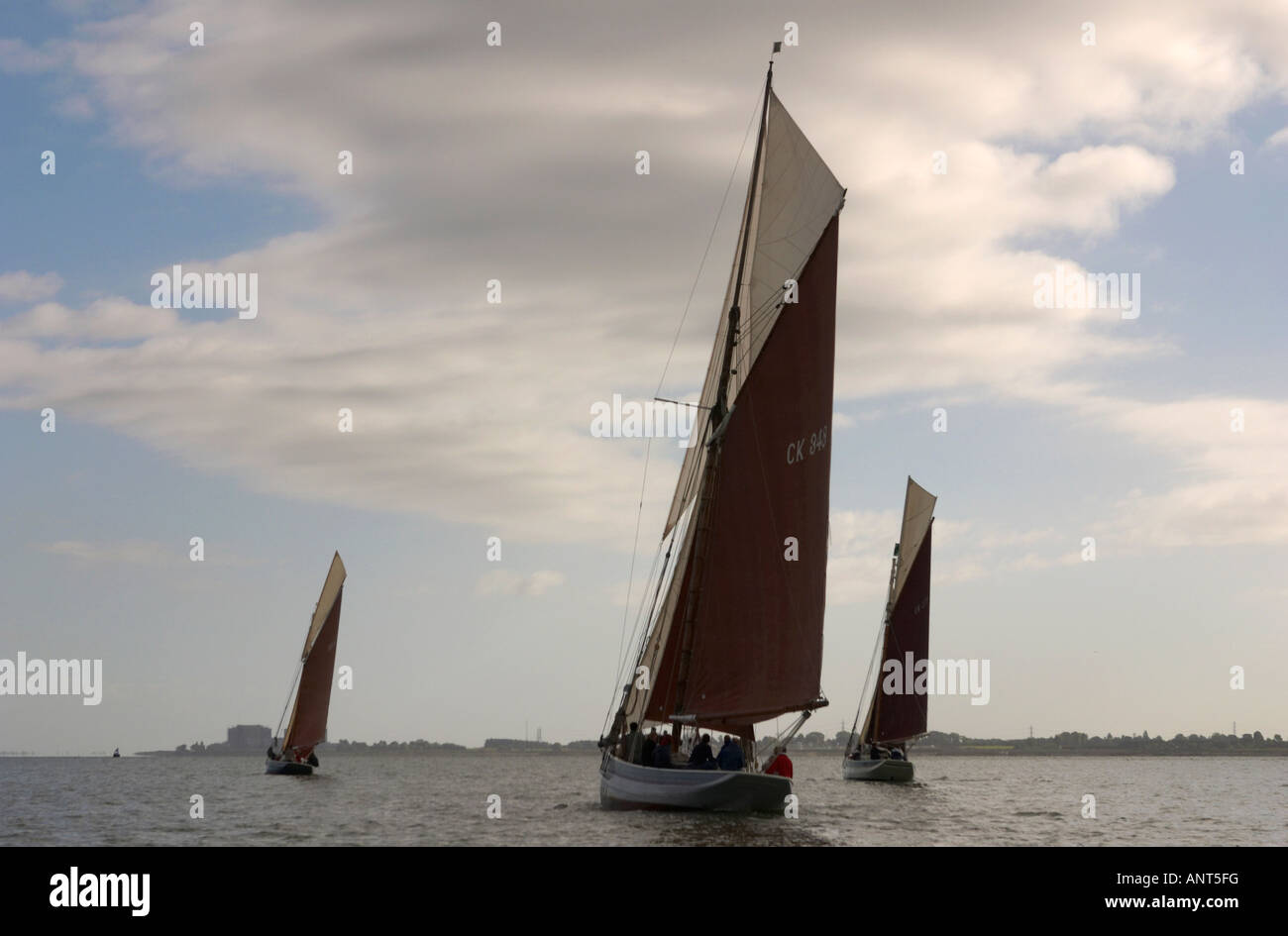 Traditional Gaff Rigged Sailing Boats Stock Photo - Alamy