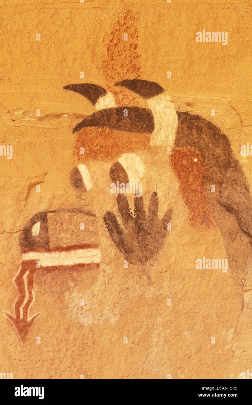 pictograph Village of the Great Kivas Zuni Pueblo Indian Reservation ...