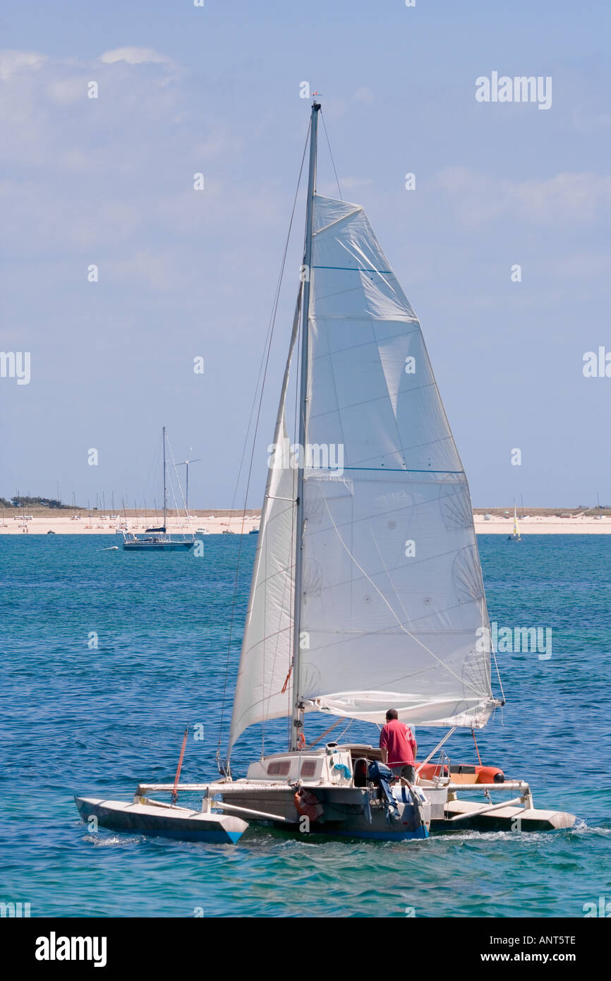 Bateau catamaran hi-res stock photography and images - Alamy