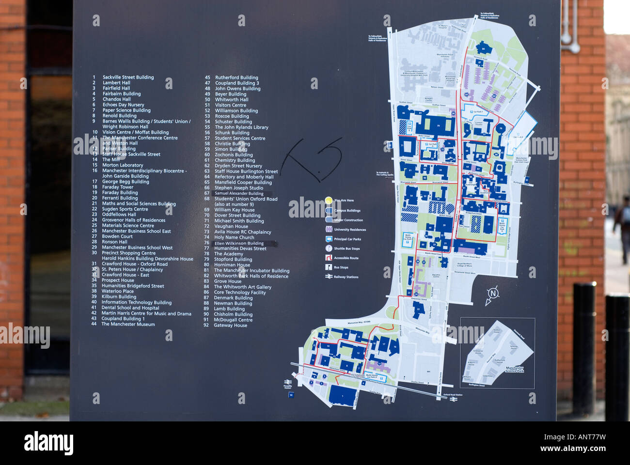 Directory map board hi-res stock photography and images - Alamy