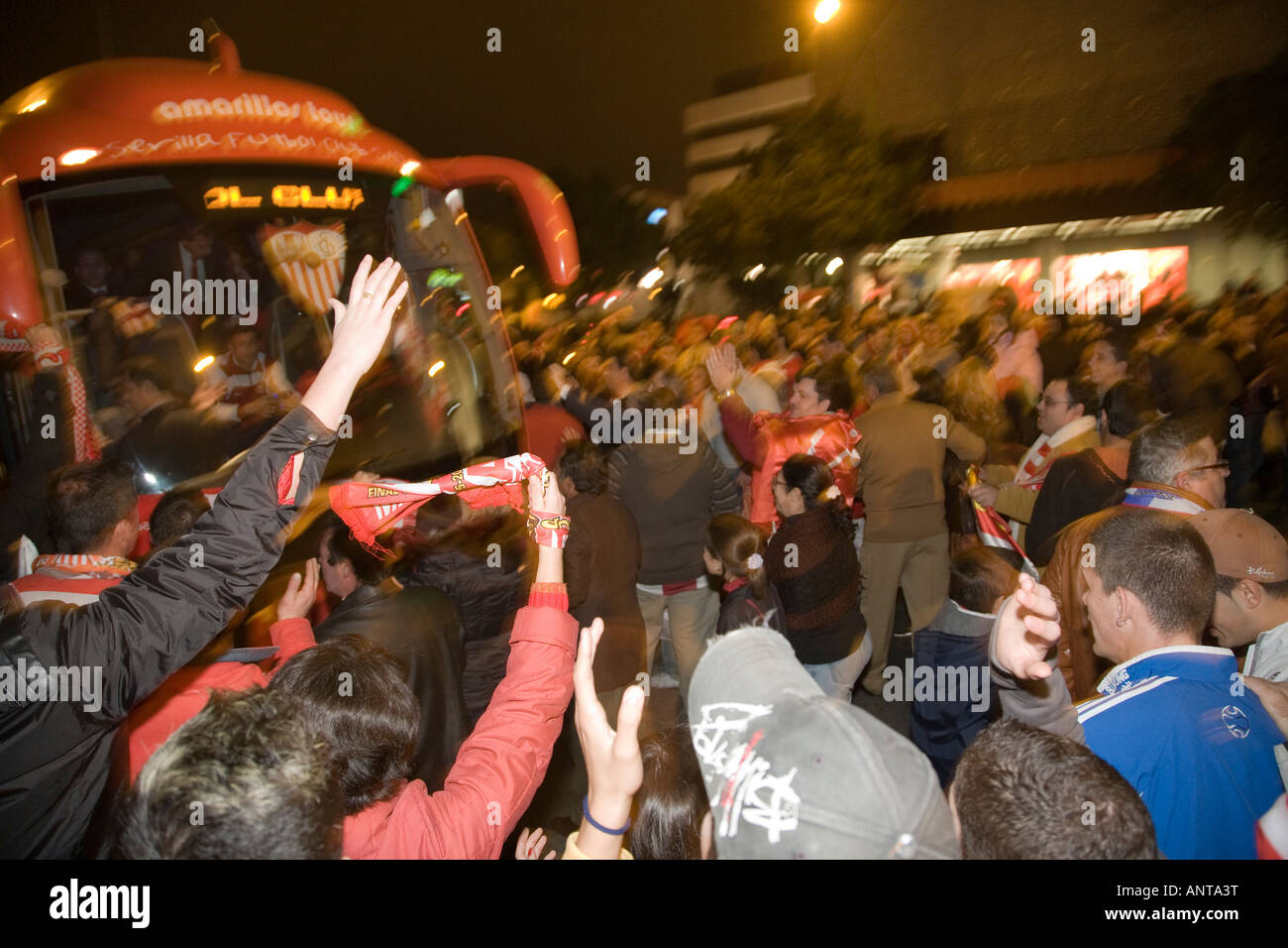 Football supporter bus hi-res stock photography and images - Alamy