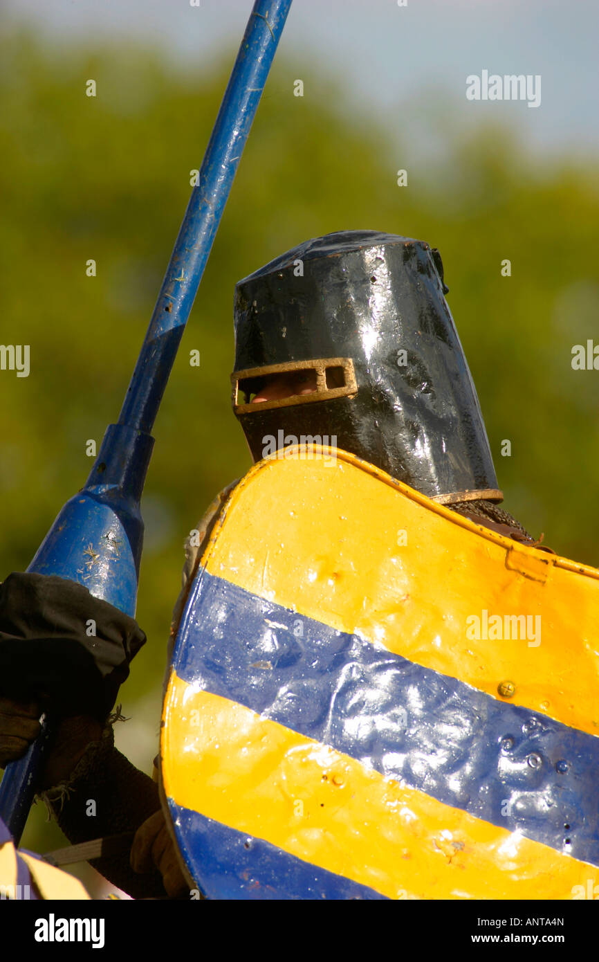 A knight prepares for the joust at Nottinghams famous castle, Knights ...