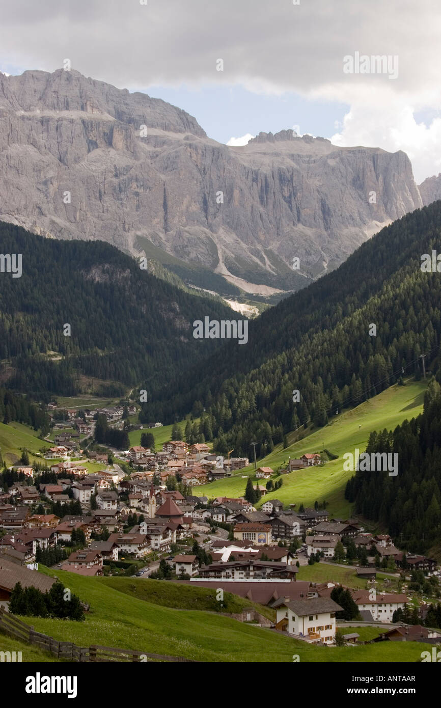 Selva di Val Gardena in the Dolomites Stock Photo - Alamy
