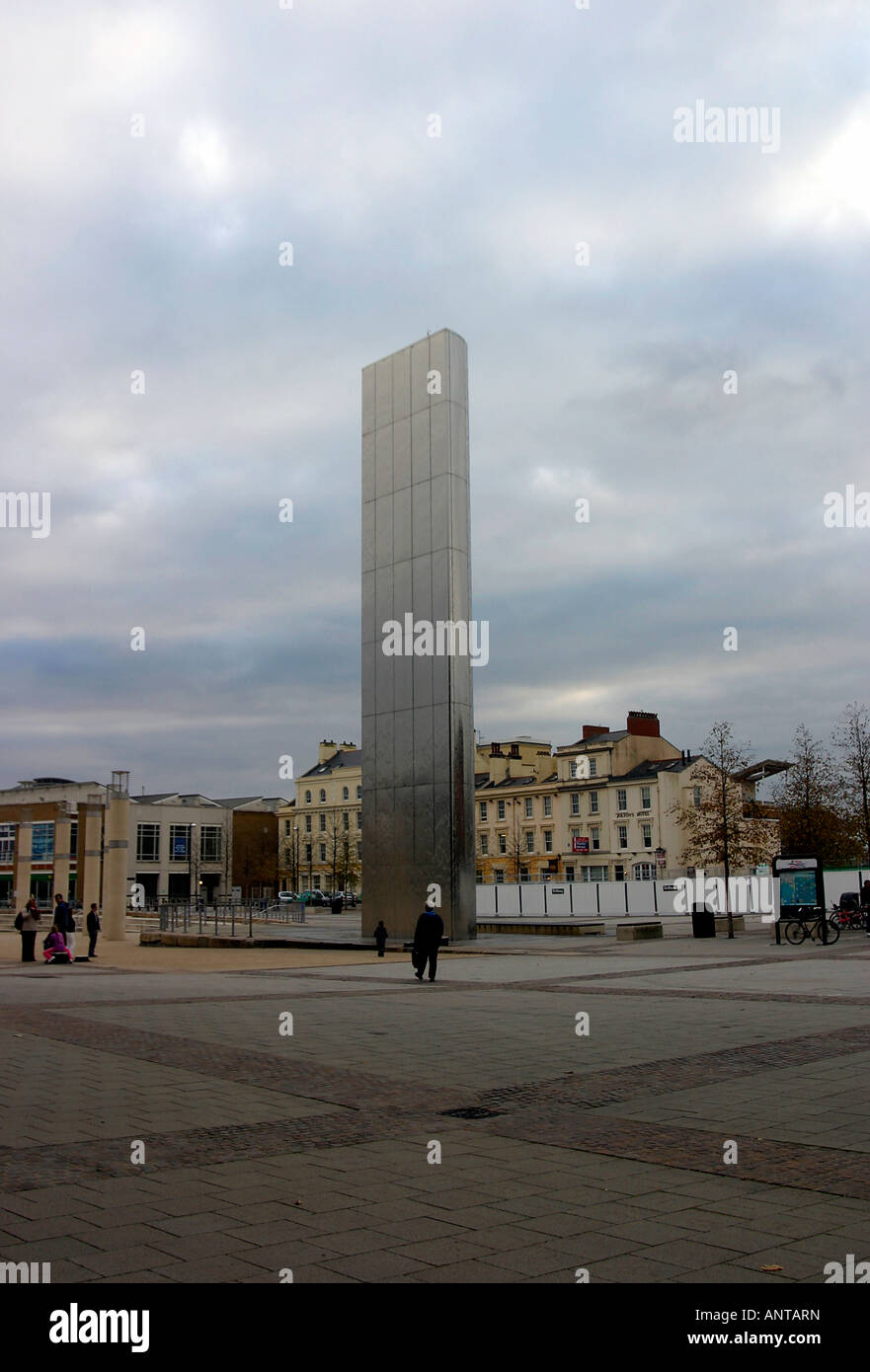 A 70ft high stainless steel water tower erected at the north end of the ...