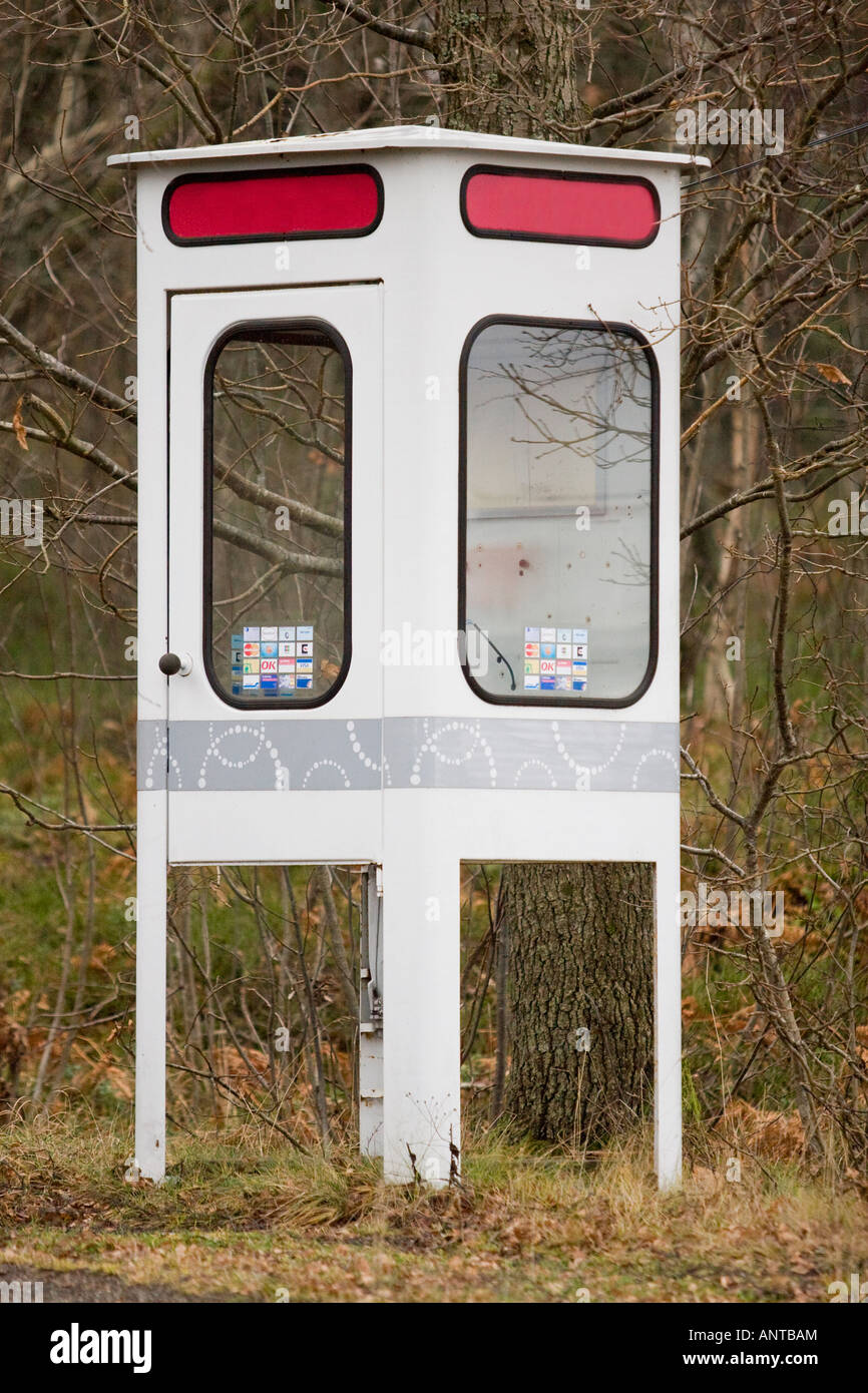 Old Phone stand Stock Photo - Alamy